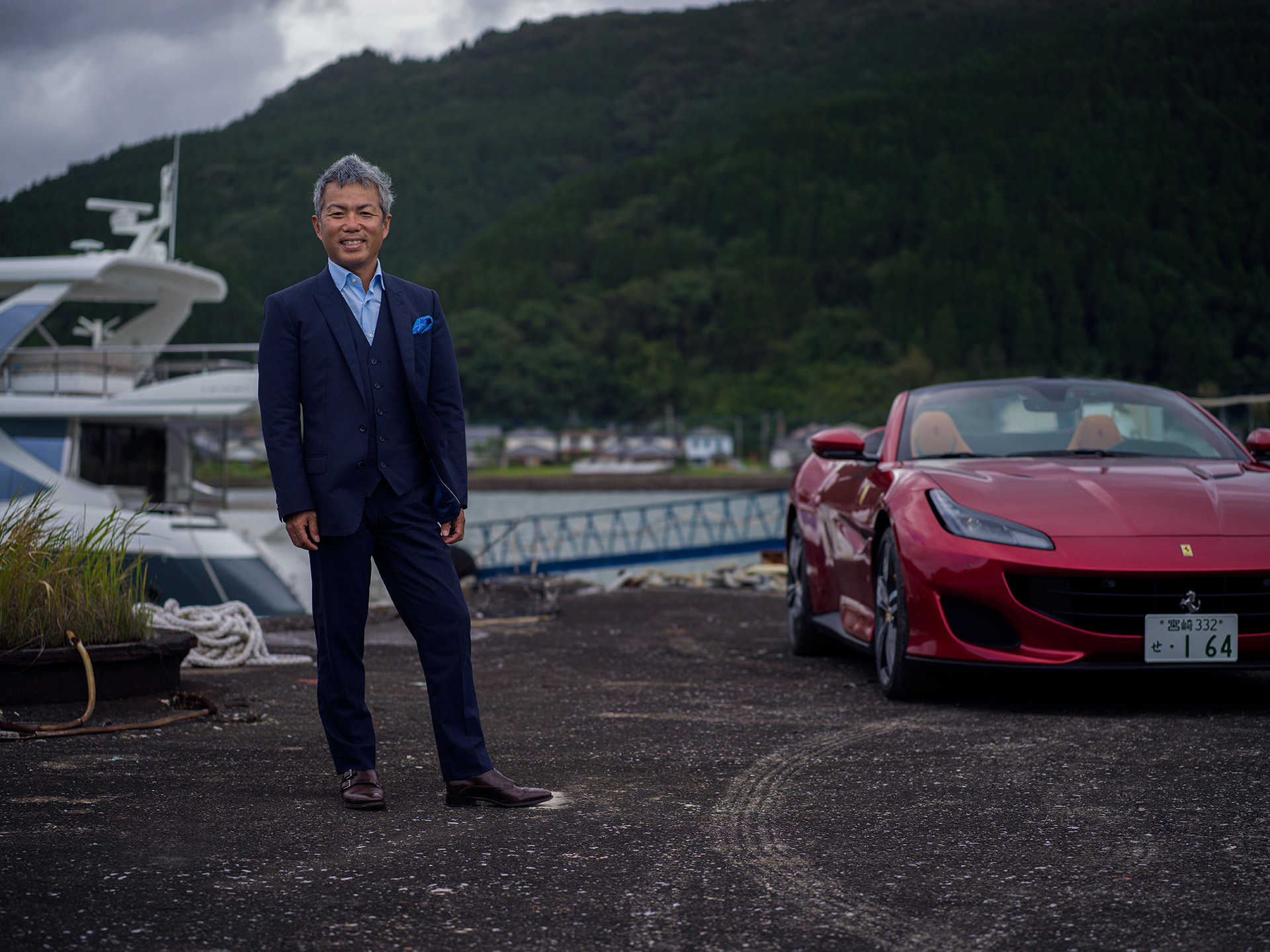 Shooting a Ferrari owner in Miyazaki – Photographer in Tokyo, Japan